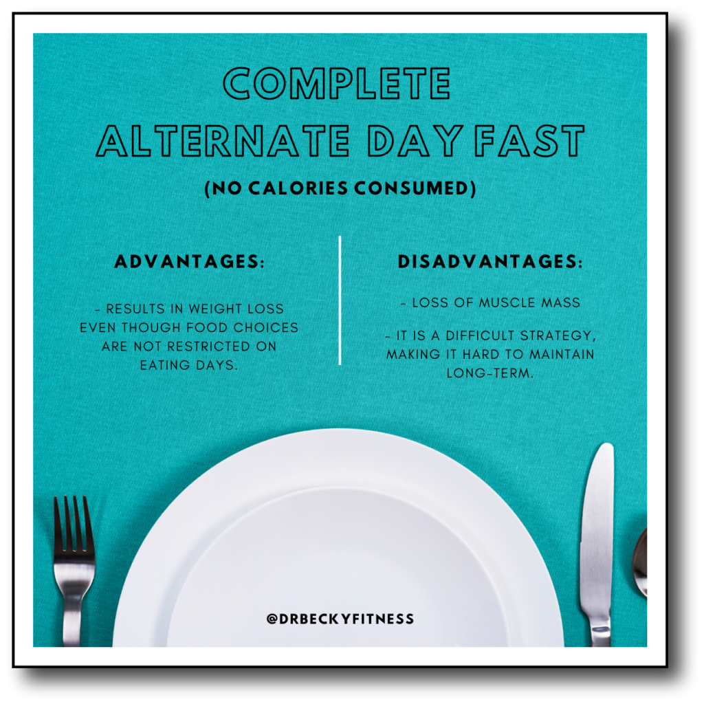 3 Ways To Do Alternate Day Fasting Dr Becky Fitness 3 Ways To Do Alternate Day Fasting Dr Becky Fitness