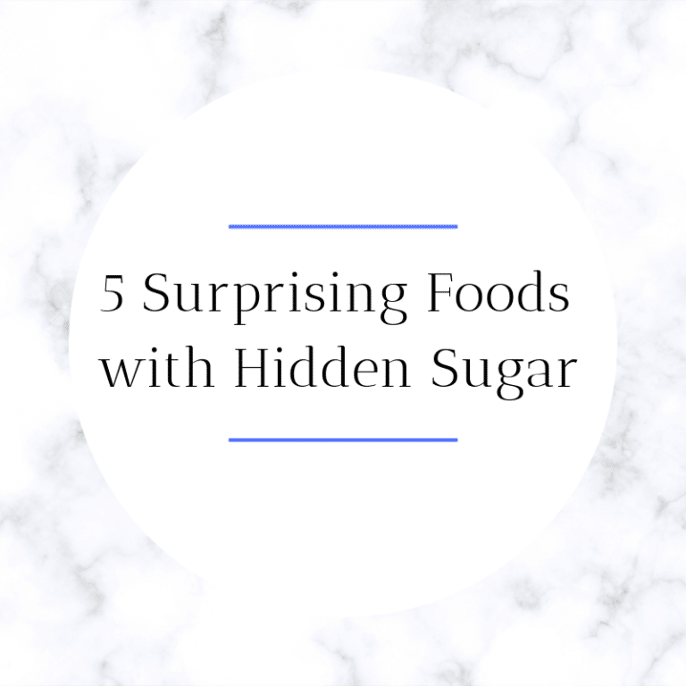 5 Surprising Foods with Hidden Sugar - Dr Becky Fitness