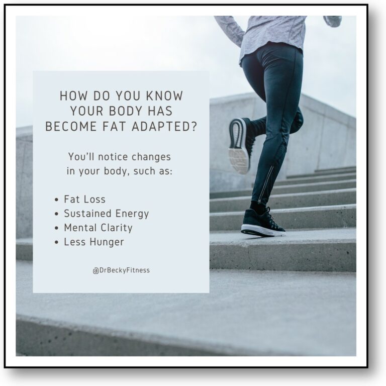 Foods to Eat to Get Fat Adapted Fast - Dr Becky Fitness