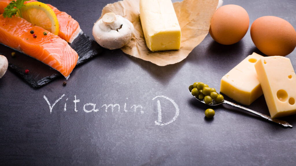 vitamin d foods background - Dr Becky Fitness