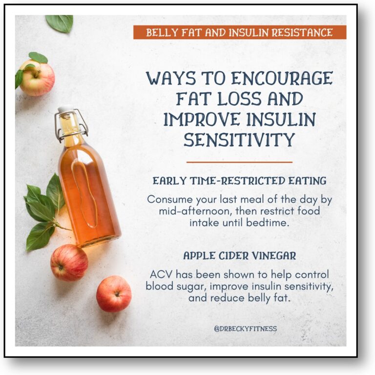 Belly Fat, Insulin Resistance, and a Hack to Beat Them Both - Dr Becky ...