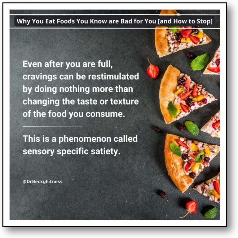 Why You Eat Foods You Know are Bad for You [and How to Stop] - Dr Becky ...