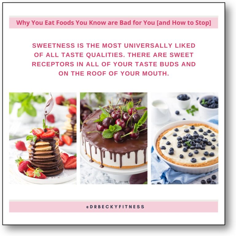 Why You Eat Foods You Know are Bad for You [and How to Stop] - Dr Becky ...