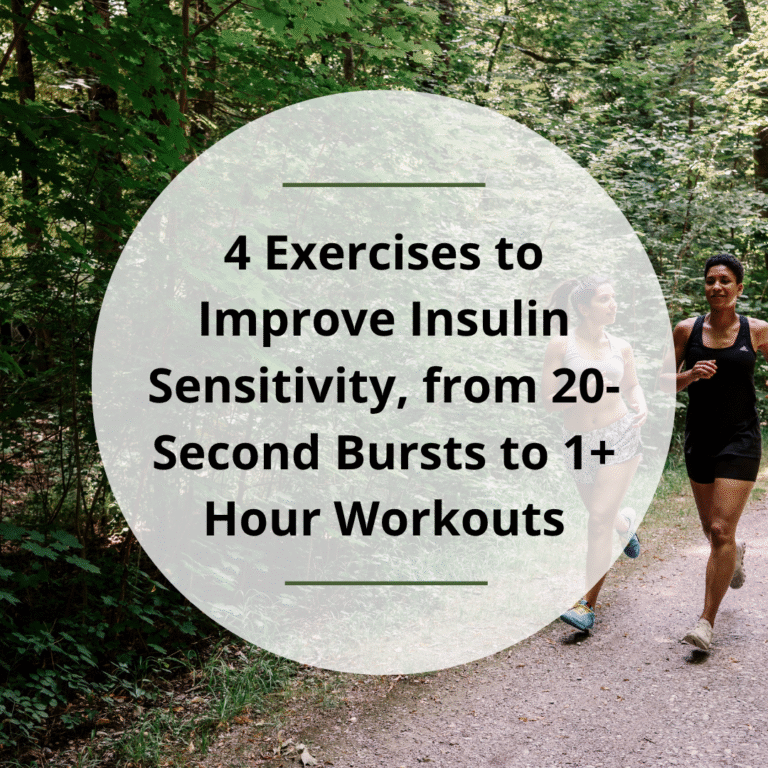 4 Exercises to Improve Insulin Sensitivity, from 20-Second Bursts to 1 ...